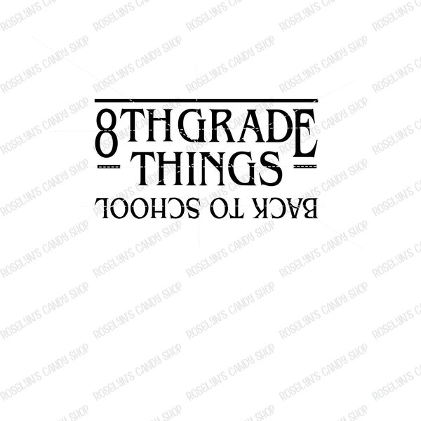 First Day of 8th Grade - Etsy