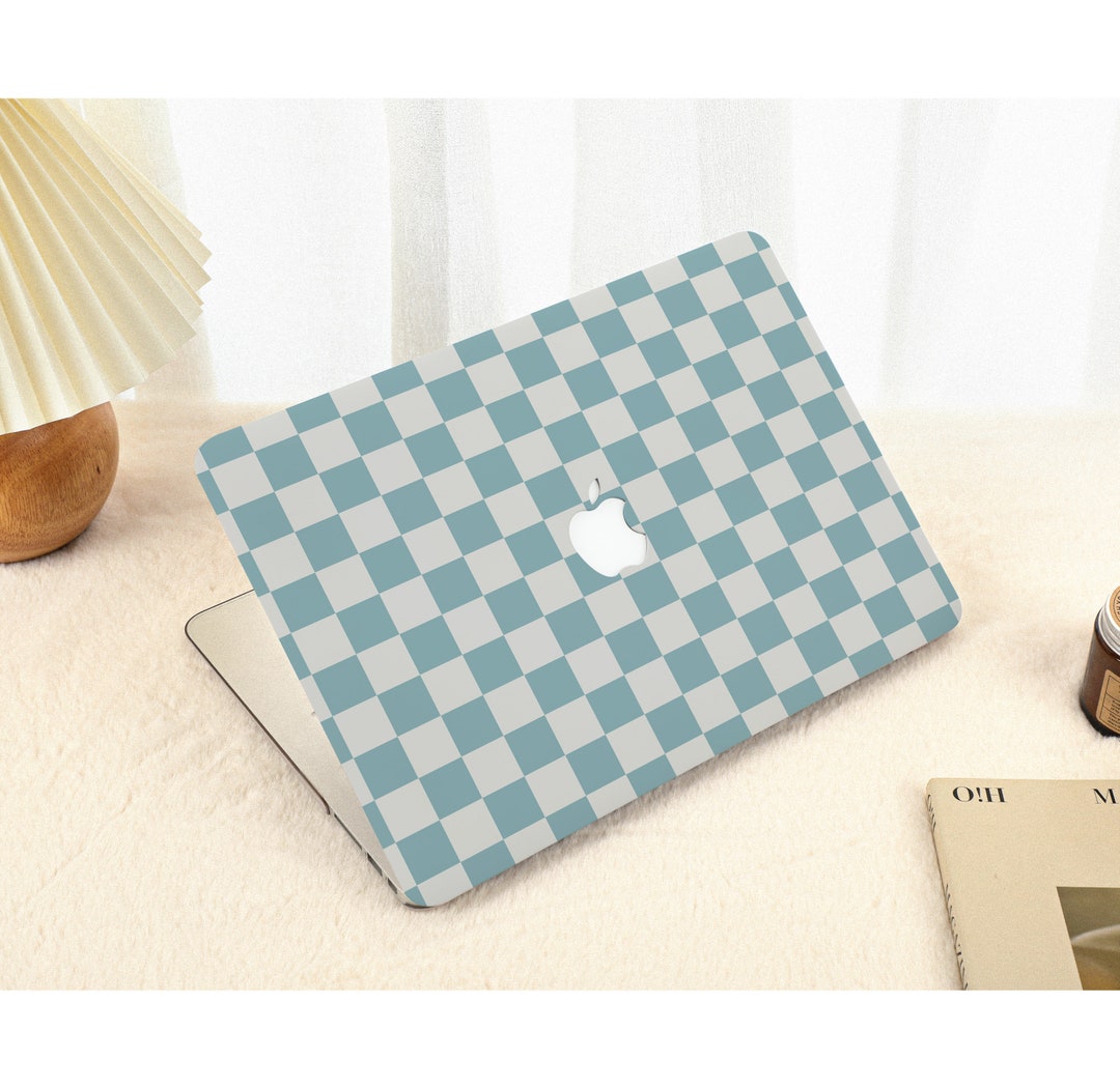 Faded Denim Mosaic Protective Laptop Case for MacBook M2 Air 13 All New ...