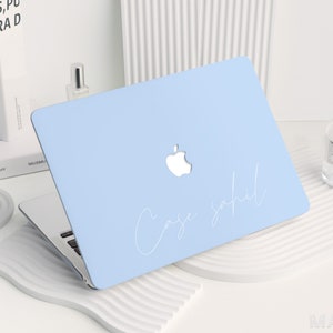 Icy Blue Hard Protective Laptop Case for MacBook Air 13 M1 M2 13.6 ...
