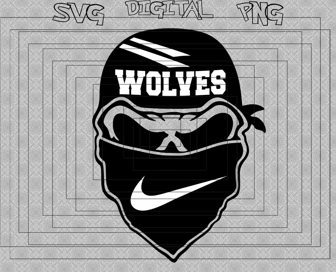 Wolves Football Svg - Etsy