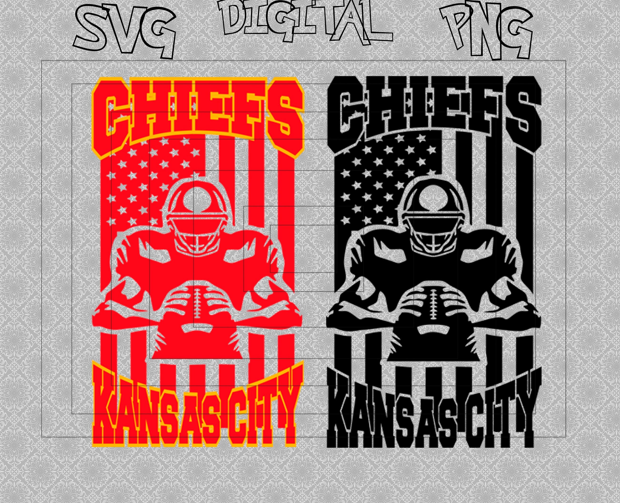 Chiefs Football Svg File - Etsy