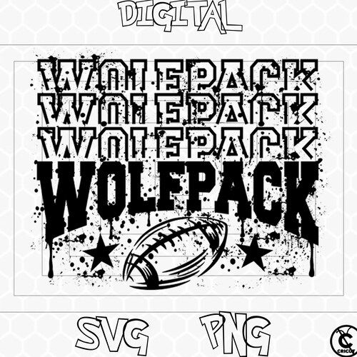 Let's Go Wolfpack Mascot Shirt SVG Digital Cup File and - Etsy