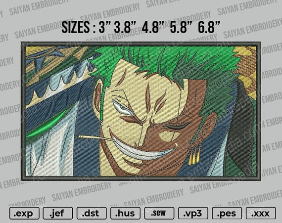 Anime Embroidery Designs - Etsy