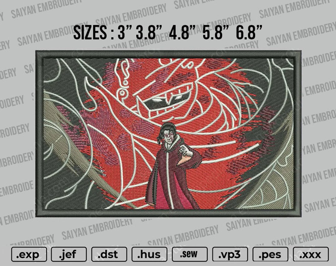 Anime Embroidery Designs - Etsy