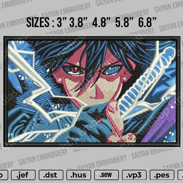 Anime Embroidery Design - Etsy