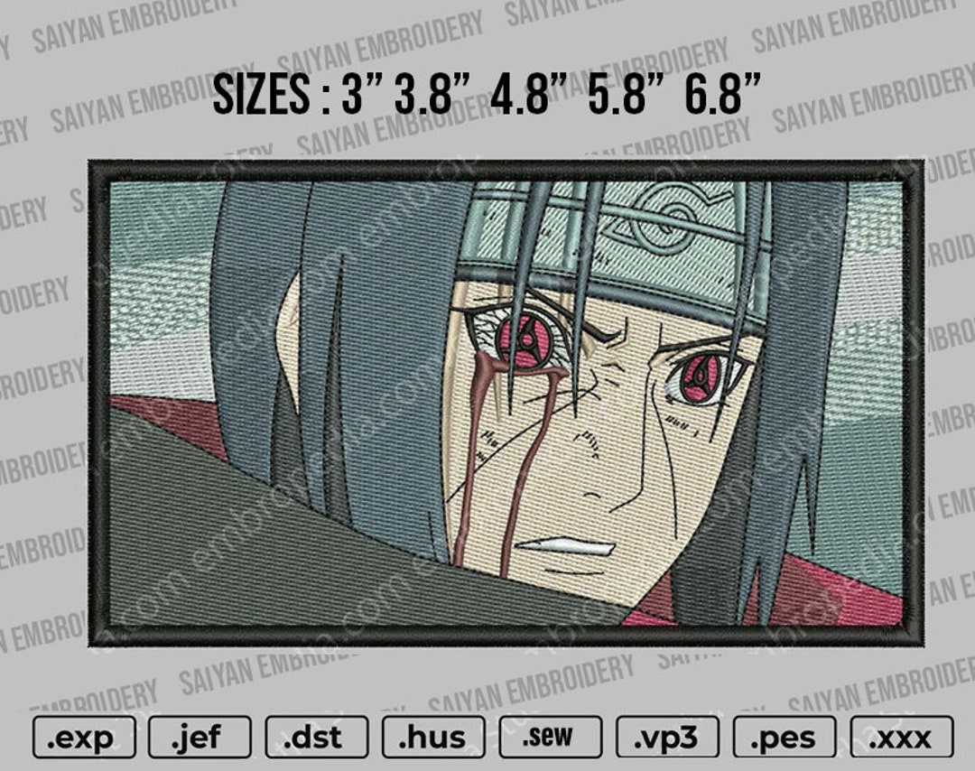 Anime Embroidery Designs - Etsy