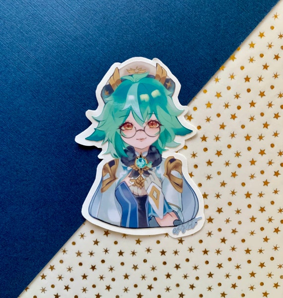 Sucrose Genshin Impact Vinyl Sticker - Etsy