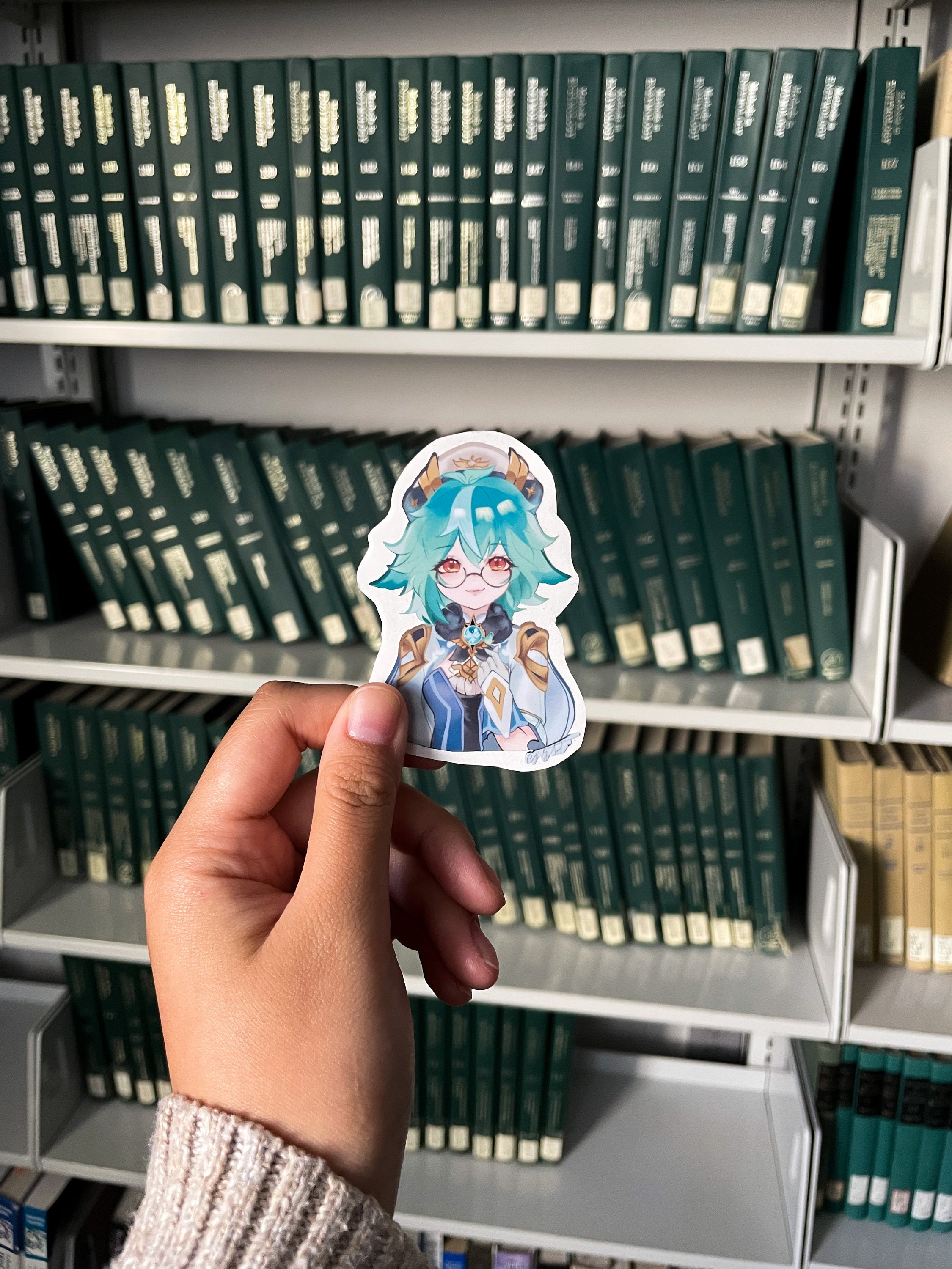 Sucrose Genshin Impact Vinyl Sticker - Etsy