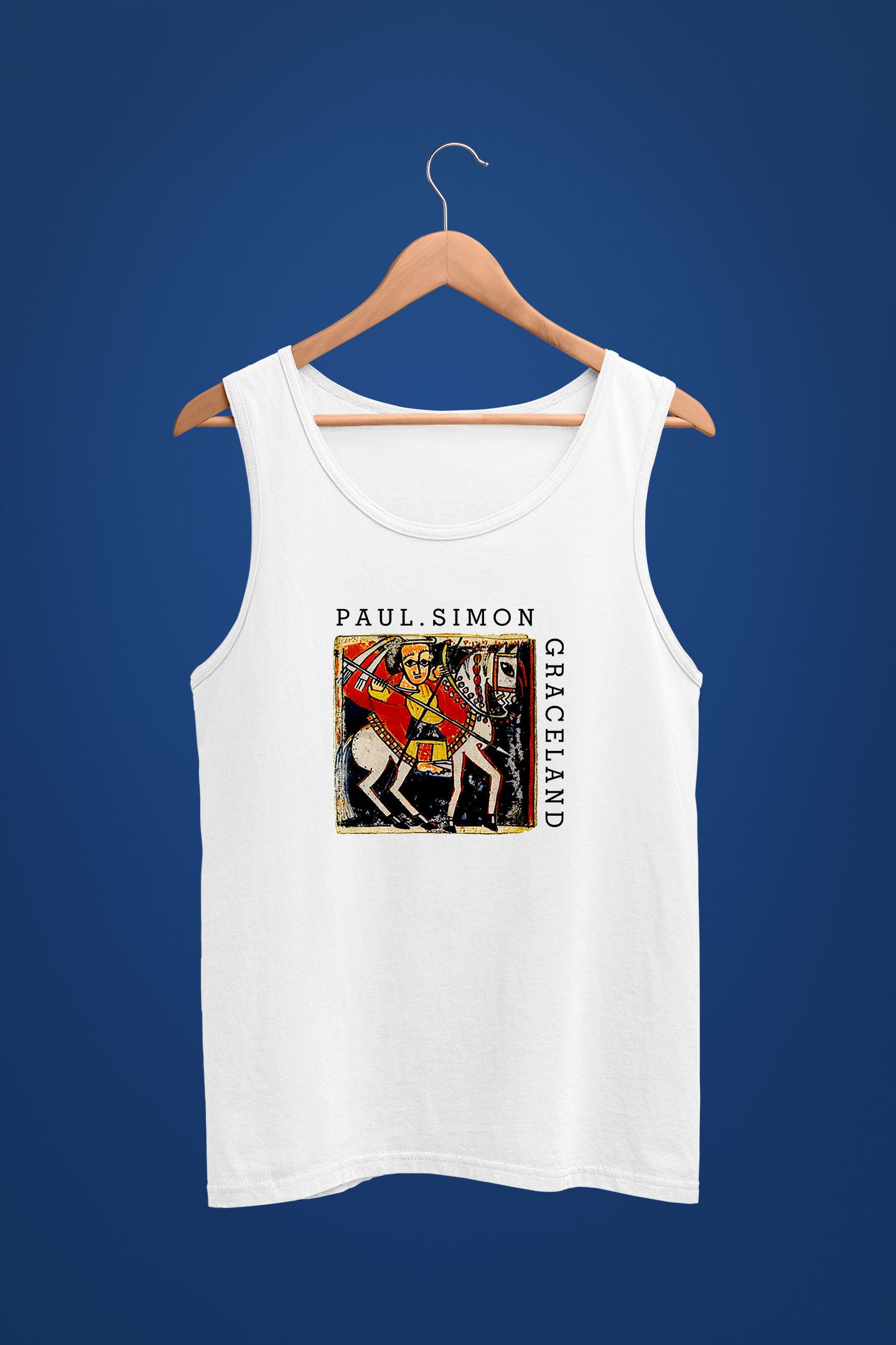 1987 Paul Simon Graceland Tour Concert Australian White Tshirt ...