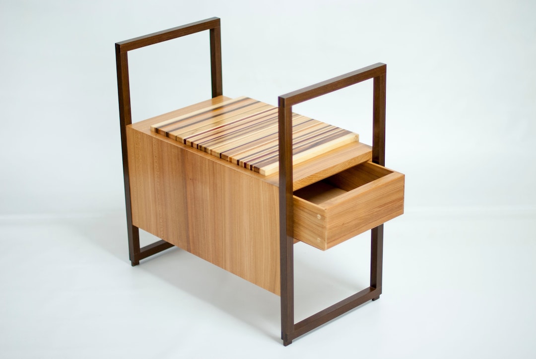 Bankje Met Lade Gang Bankje Massief Houten Stoel Piano Stoel - Etsy