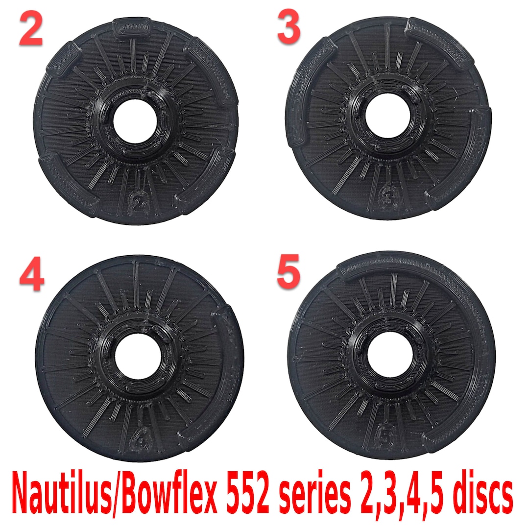 Replacement Discs for Bowflex Selecttech 552 Series 2 Disc 2, 3, 4, 5 ...