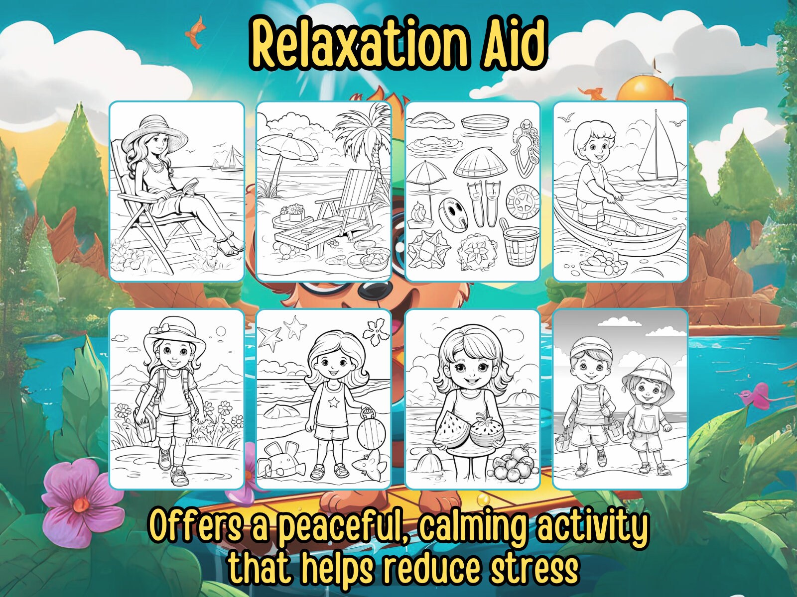 Coloring Book for Kids, Printable Coloring Pages, Kids Coloring Pages ...