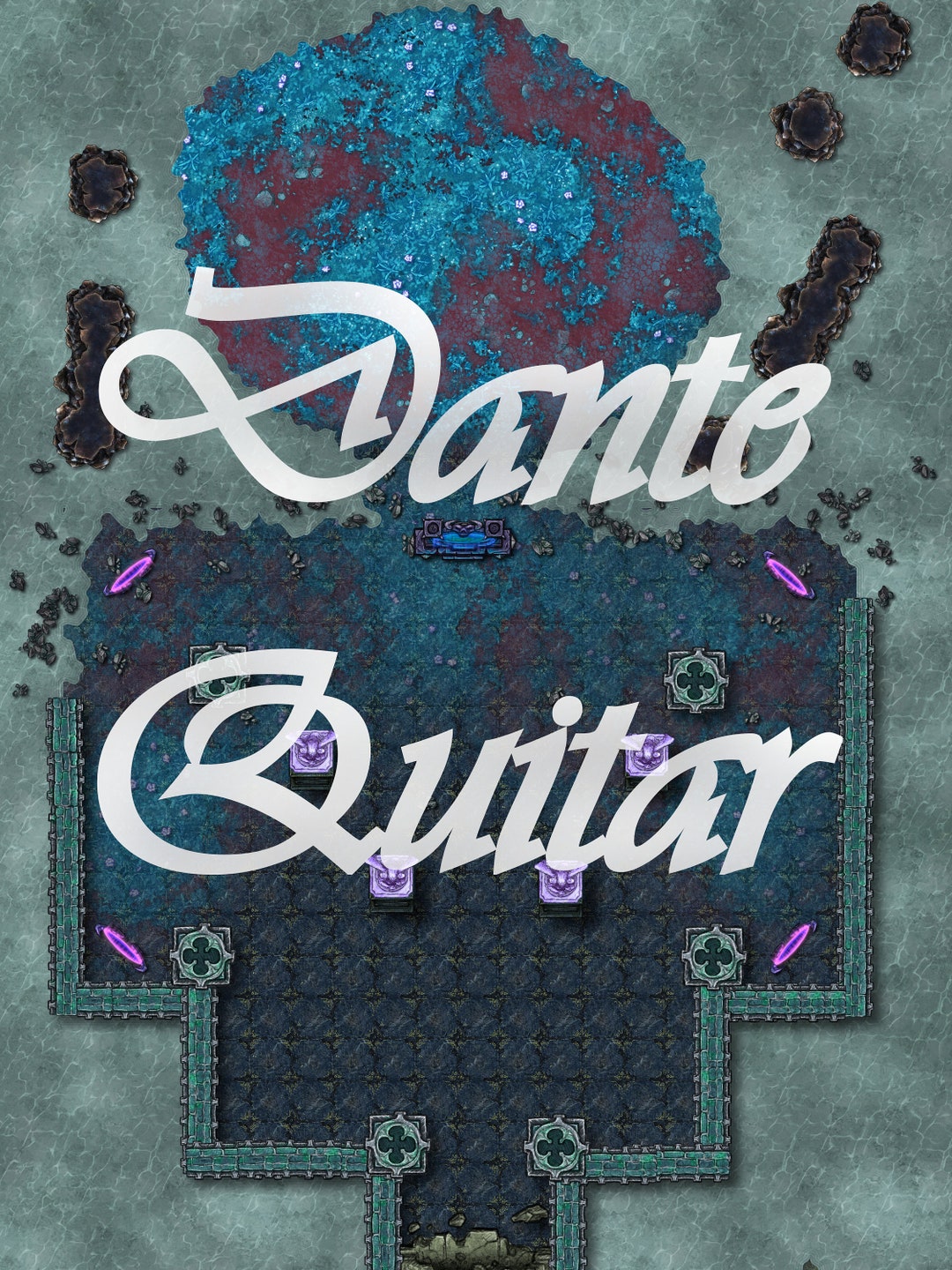 Dnd Digital Map Beholder Cave I Pathfinder RPG Pen and Paper VTT Roll20 ...