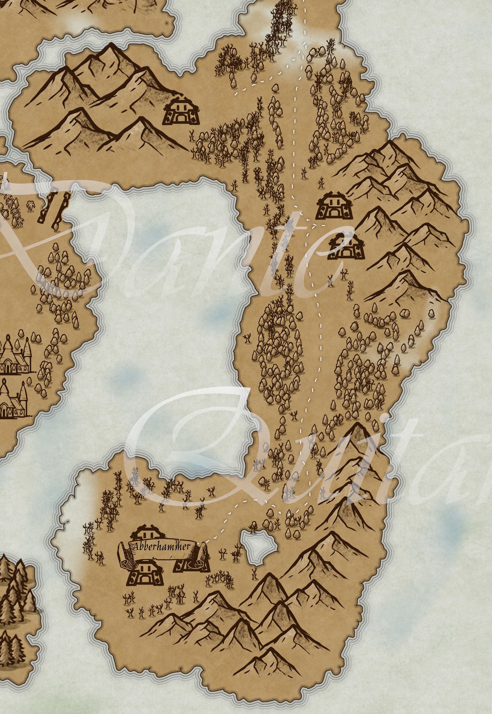 Dnd-mapa mapa digital World Set I - Etsy España