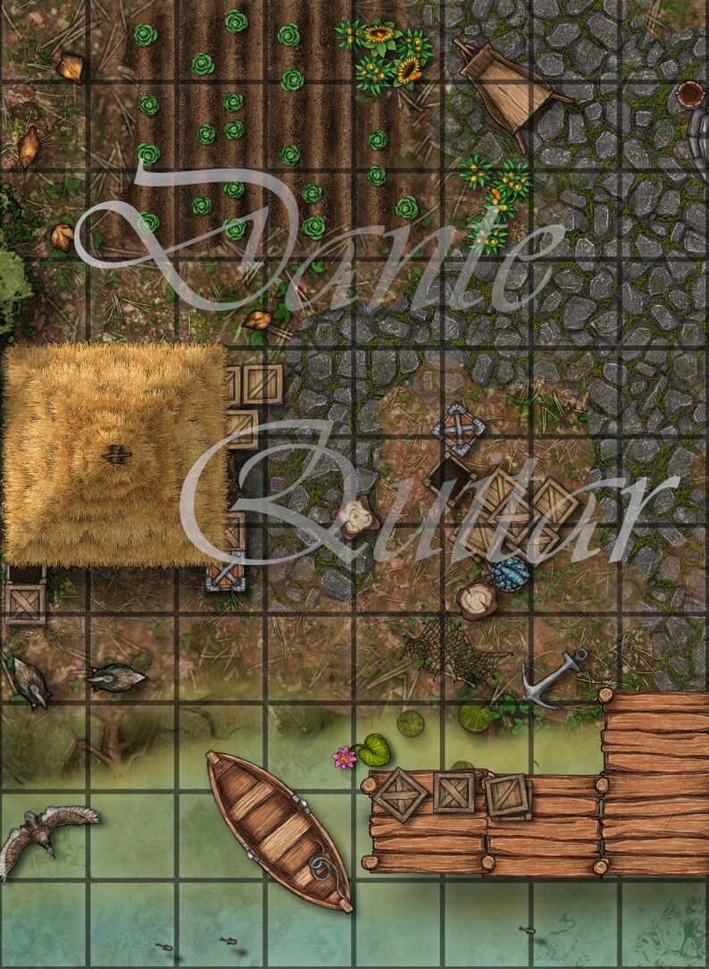 Dnd Digital Map Karte Wald Forrest PRINTABLEA4 Pathfinder - Etsy Australia