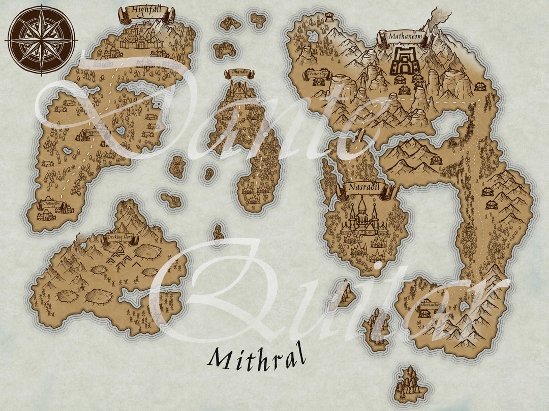 Dnd-map Digital World Set I Mithral - Etsy