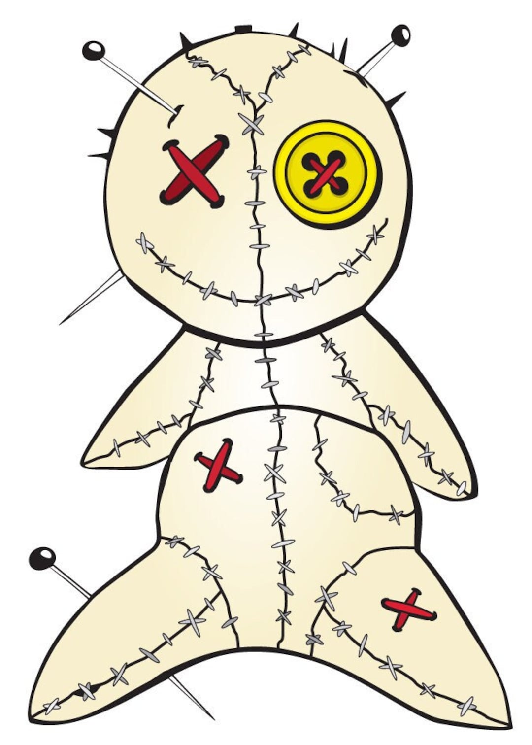 Voodoo Doll PNG Files, Voodoo Doll, Voodoo Doll BW Version, Voodoo Doll ...
