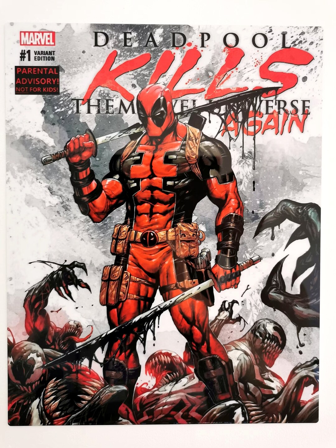Deadpool Metallic Poster - Etsy