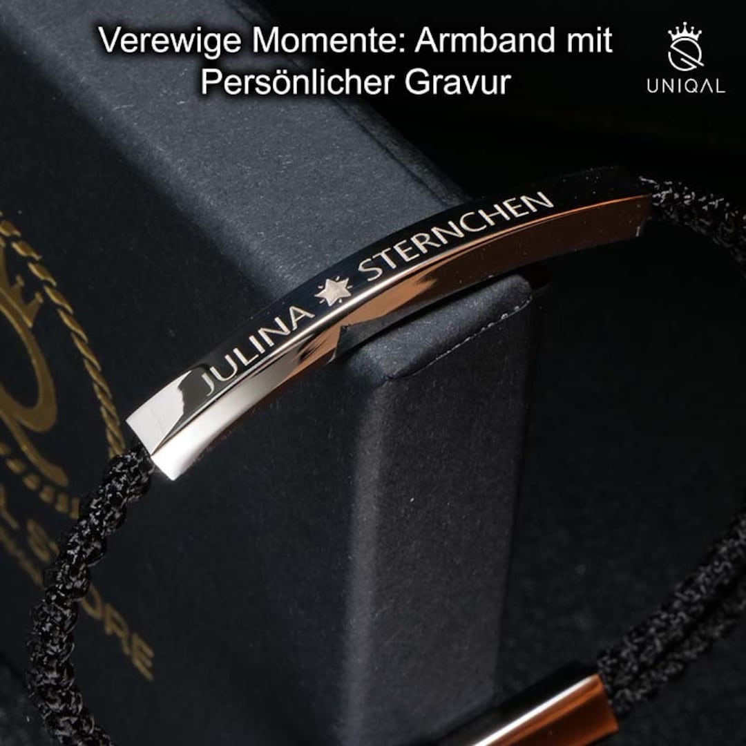 Wunderschone Parchen Armbander Mit Gravur Fotos