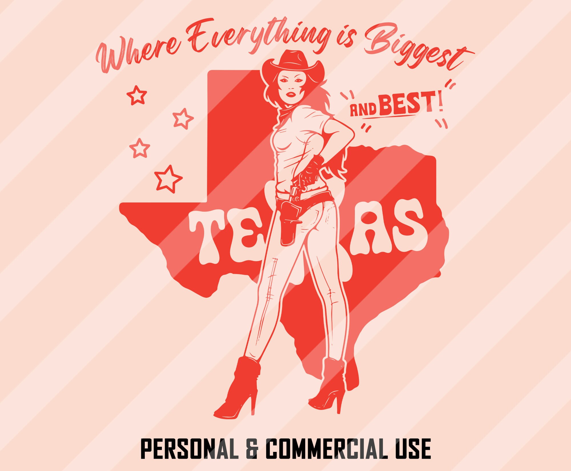 Texas Cowgirl Png Western Sublimation Designs Cowgirl Png Etsy