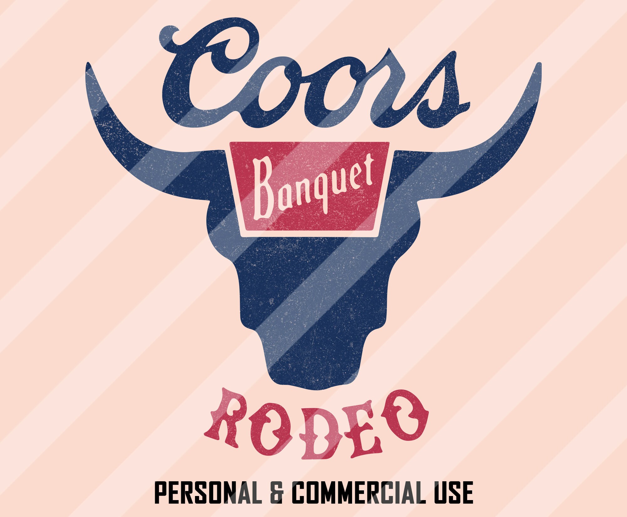 Coors Banquet Rodeo PNG Western Sublimation Coors Cowboy - Etsy