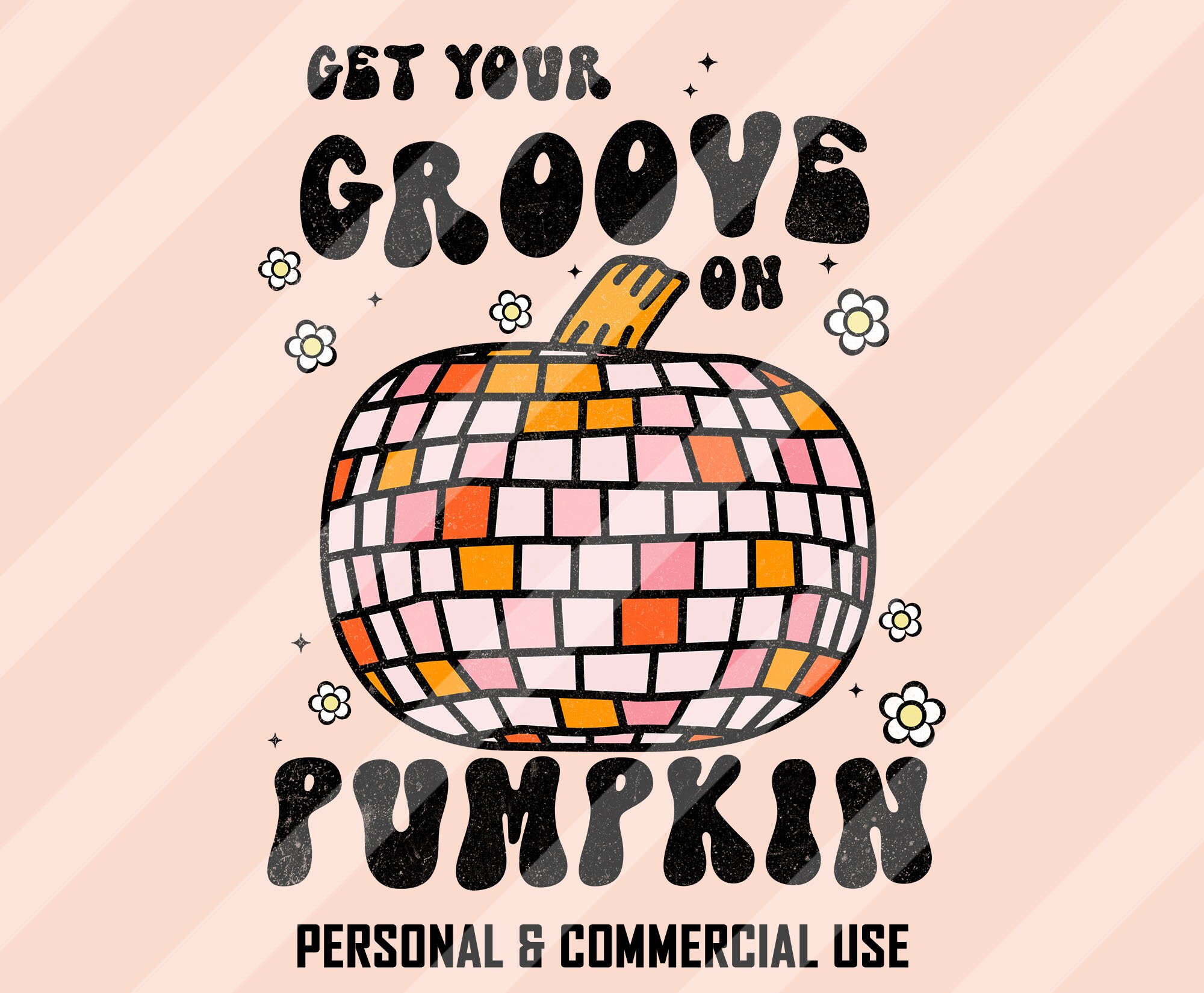 Get Your Groove on Pumpkin PNG Halloween Sublimation Designs - Etsy