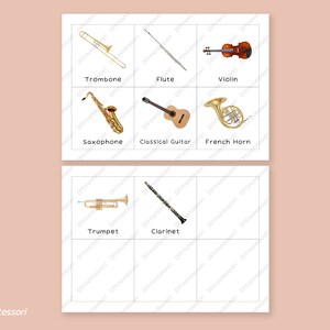 Musical Instruments TOOB - Safari LTD Matching Montessori Language ...