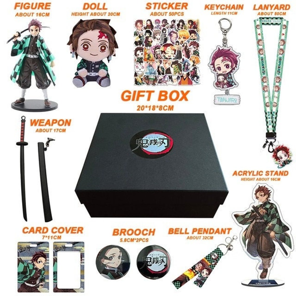 Anime Demon Slayer Gift Box Mystery Box - Etsy Australia