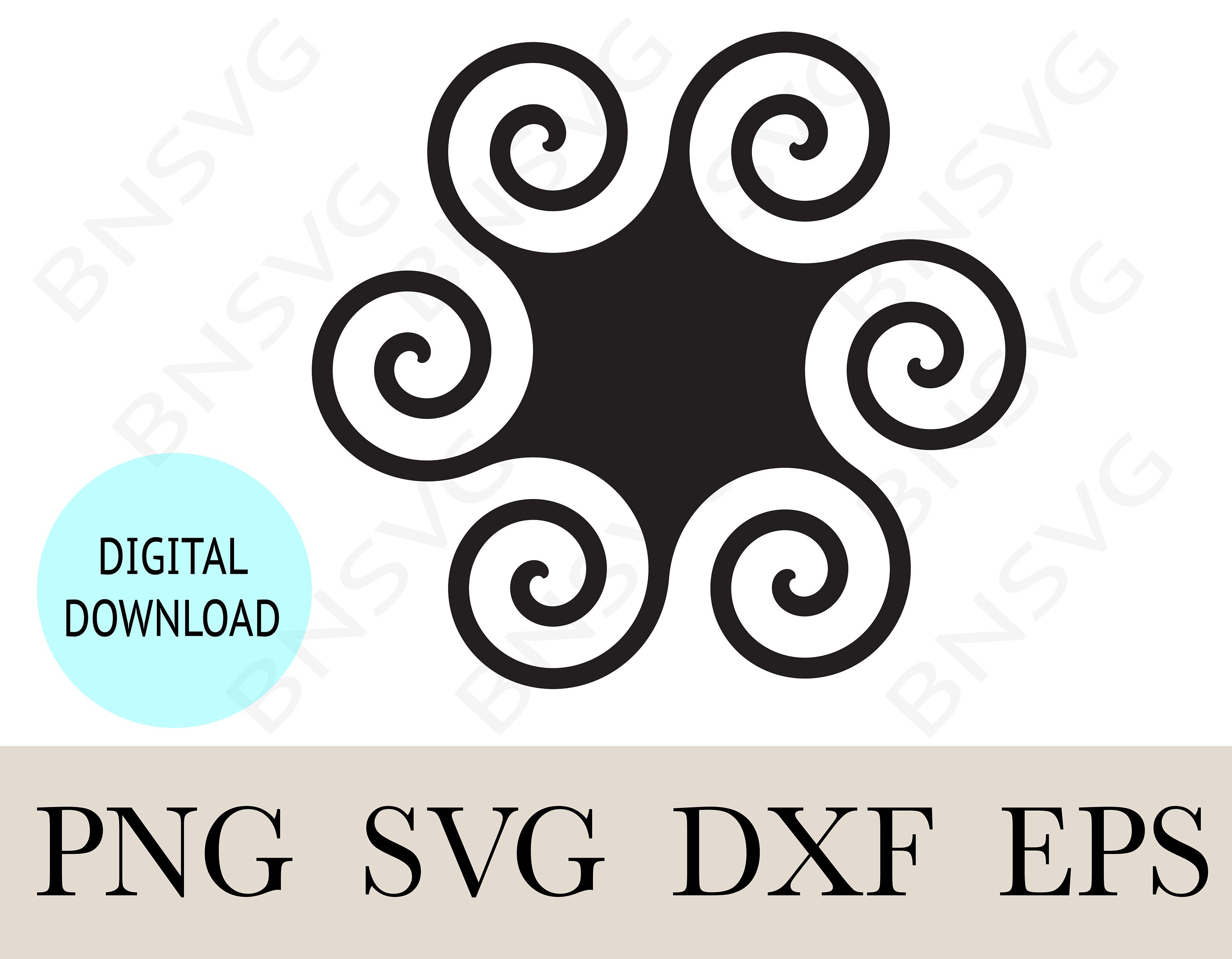 Decorative Symbol Silhouette SVG, Decorative Element Vector PNG, Eps ...
