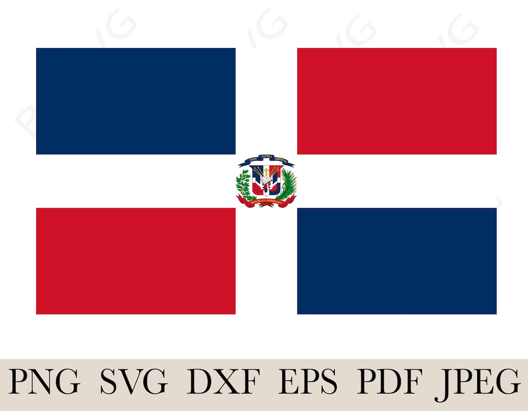Dominican Republic Flag SVG, Dominikan Republic Country National Banner ...