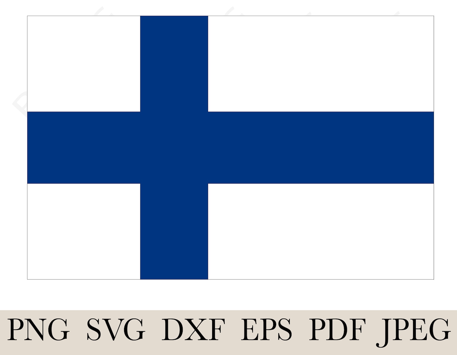 Finland Flag SVG, Finland Country National Banner Flag ,cutting File ...