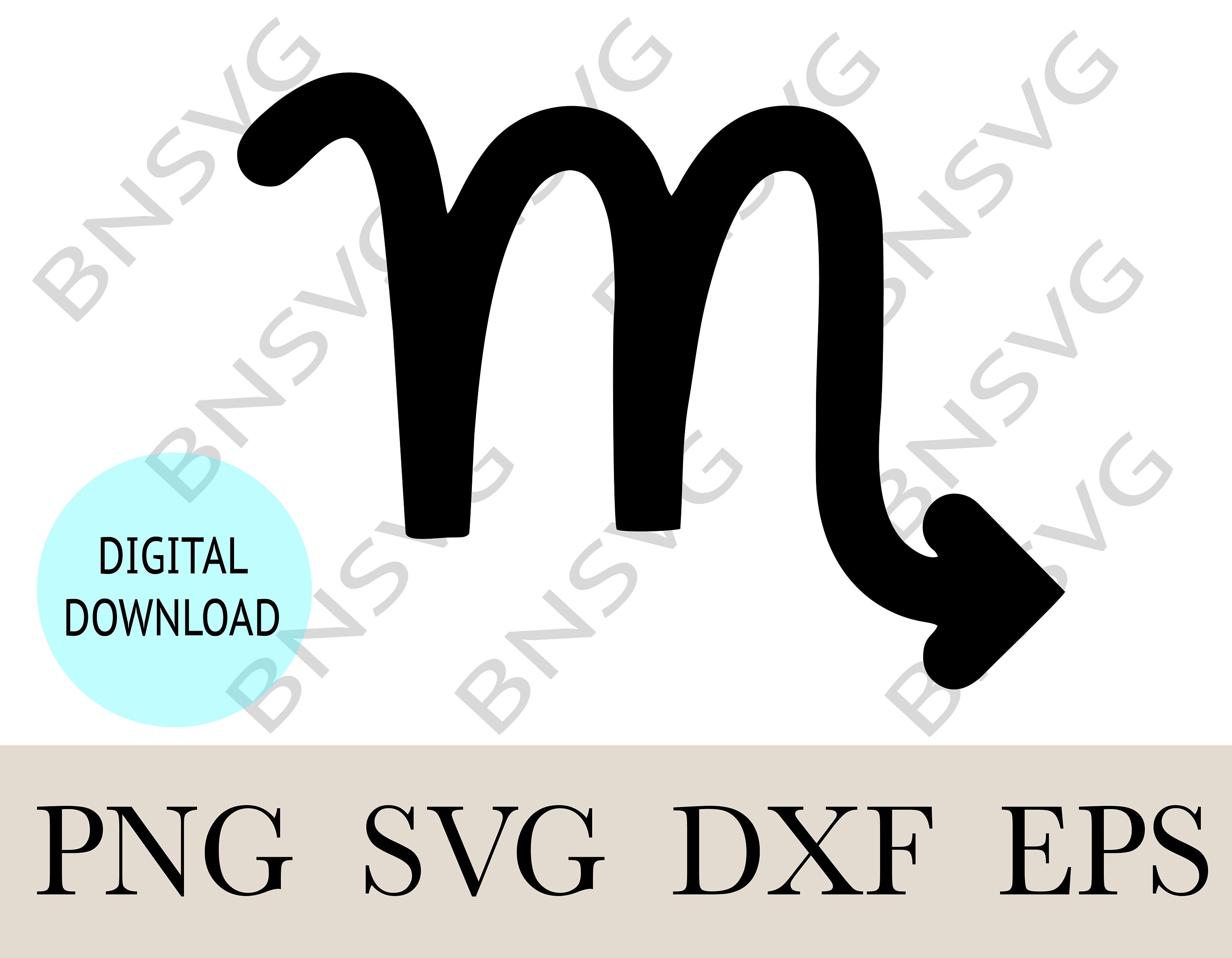 Scorpio Symbol Zodiac SVG, Scorpio Symbol PNG, Scorpio Zodiac EPS, Cut ...