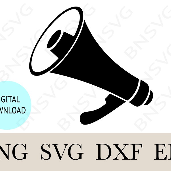 Megaphone Vinyl Decals - Etsy