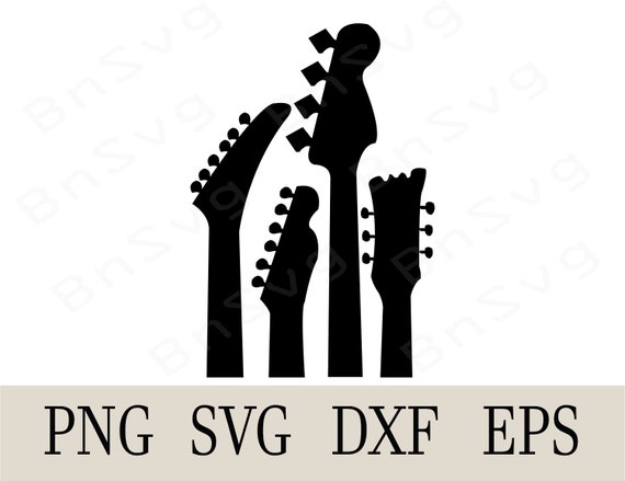 Guitar Cutting File Music Svg Guitar PNG Cutting File EPS - Etsy
