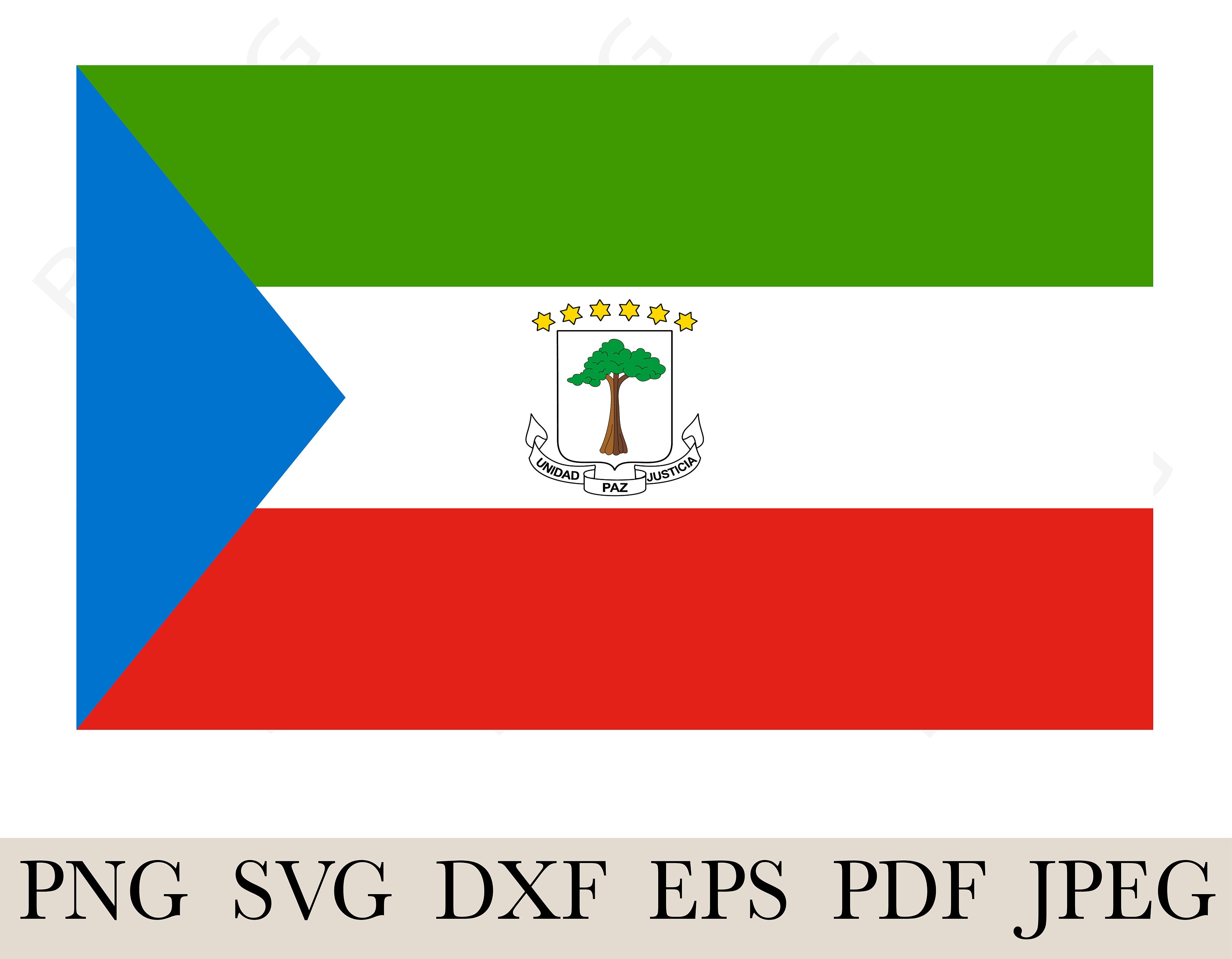 Equatorial Guinea Flag SVG, Equatorial Guinea Country National Banner ...