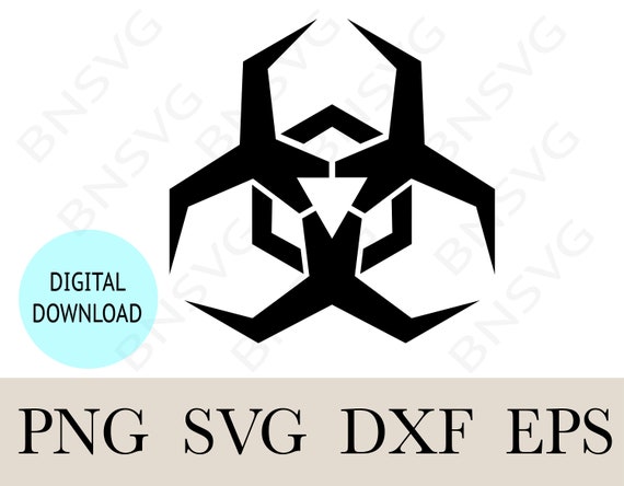 Malware Hazard Silhouette SVG Malware Hazard Vector PNG EPS - Etsy