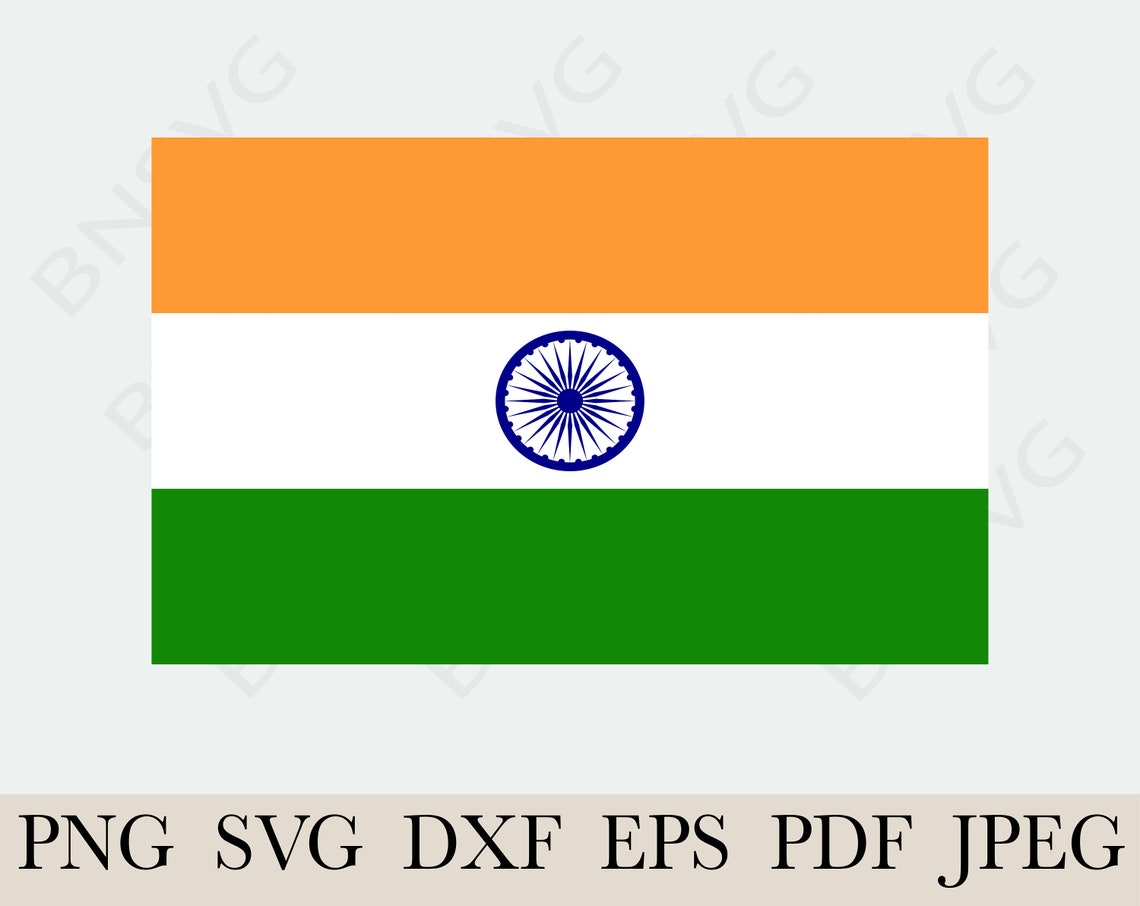 India Flag SVG, India National Banner Flag ,cutting File EPS, Layered ...