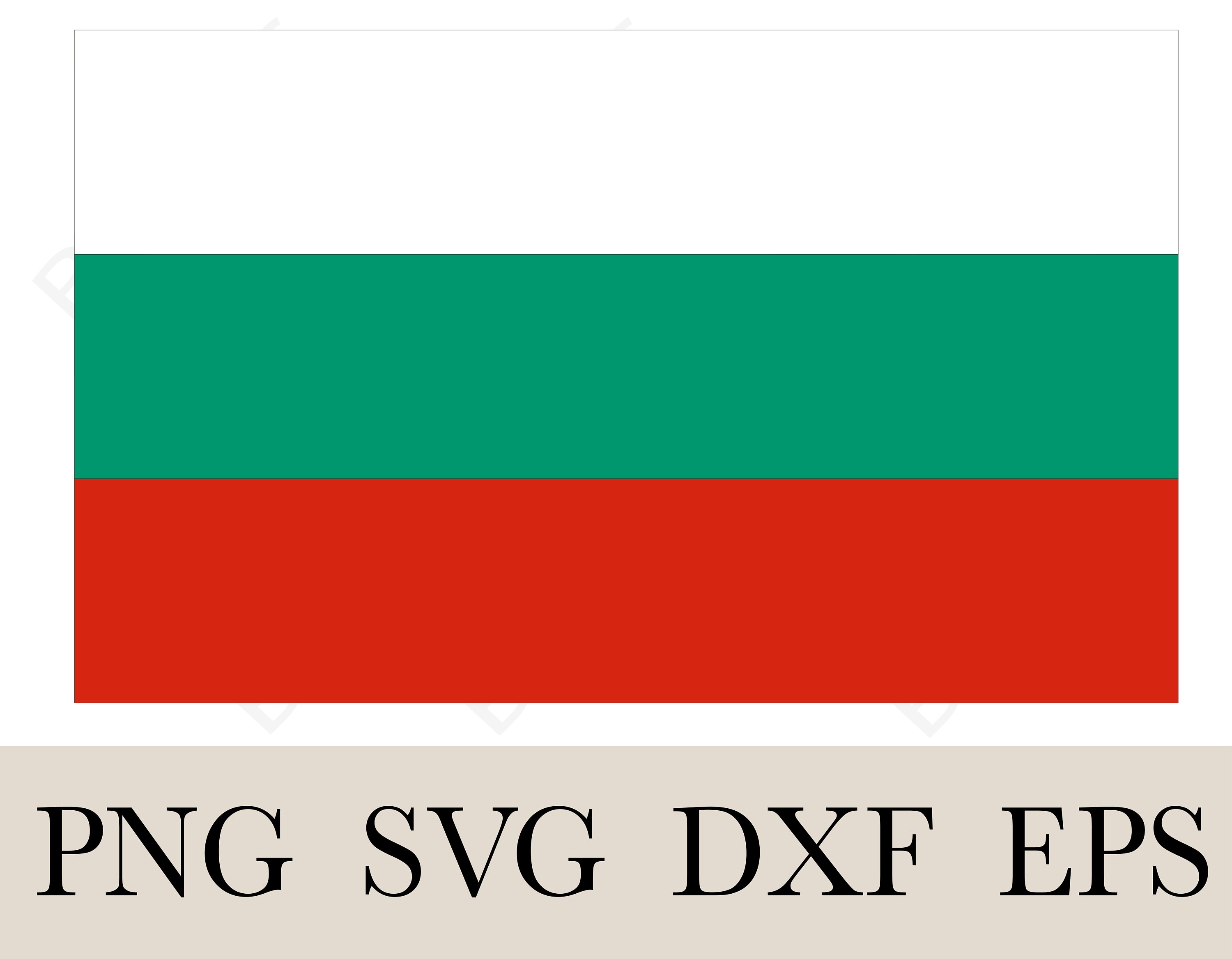 Bulgaria Flag SVG, Bulgaria Country National Banner Flag, Layered ...