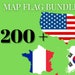 World Country Map Flags SVG - Countries Flag SVG, All National Map ...