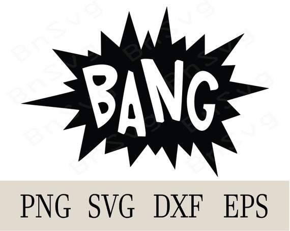 Bang Callout Vector Drawing PNG Bang Effect Cutting File EPS - Etsy