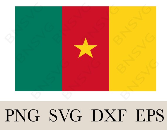 Cameroon Flag SVG Cameroon Country National Banner Flag - Etsy
