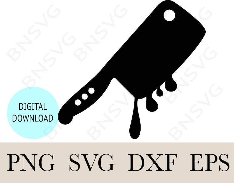 Halloween Butcher Knife SVG, Halloween Butcher Knife Image,eps,cut ...