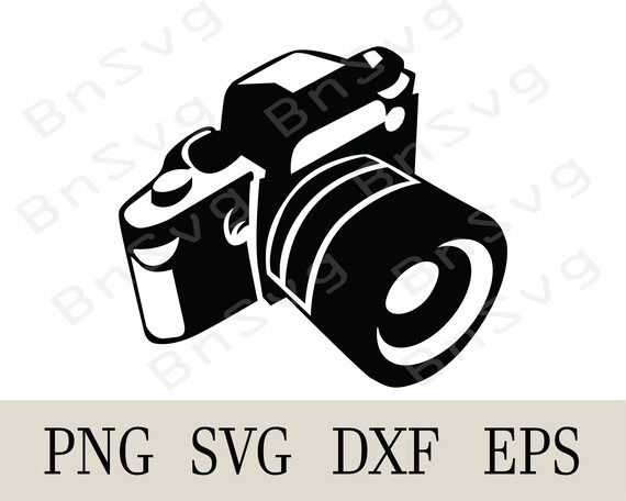 Photo Camera PNG Camera EPS Cut Files Layered Cricut - Etsy