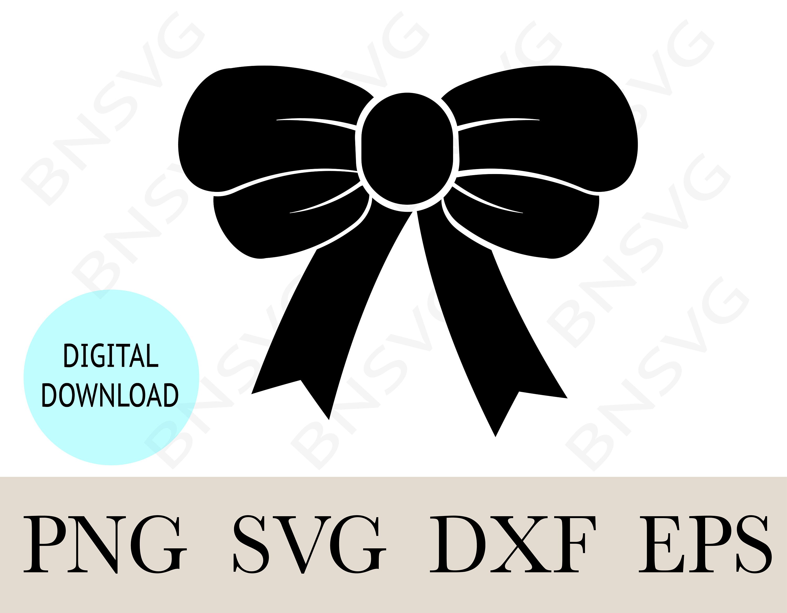 Ribbon Silhouette Icon Vector, Ribbon Christmas PNG, Colorful EPS, Cut ...