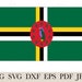 Dominica Flag SVG, Dominika Country National Banner Flag ,cutting File ...