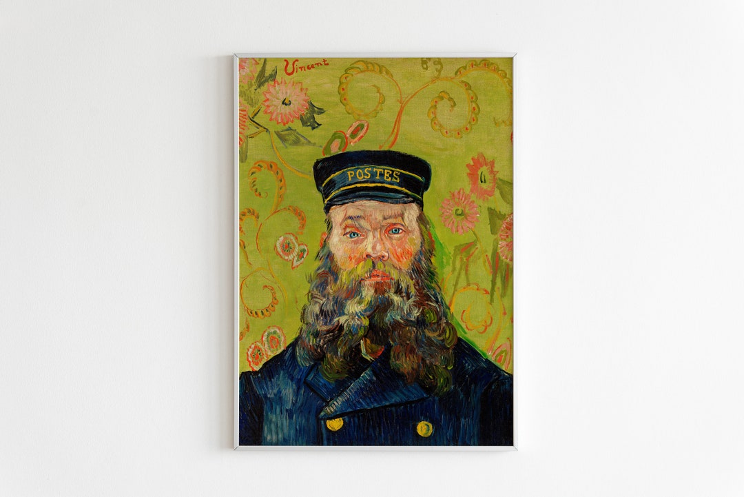 Van Gogh Wall Art, Van Gogh Postman Print, Van Gogh Printable, Vintage ...