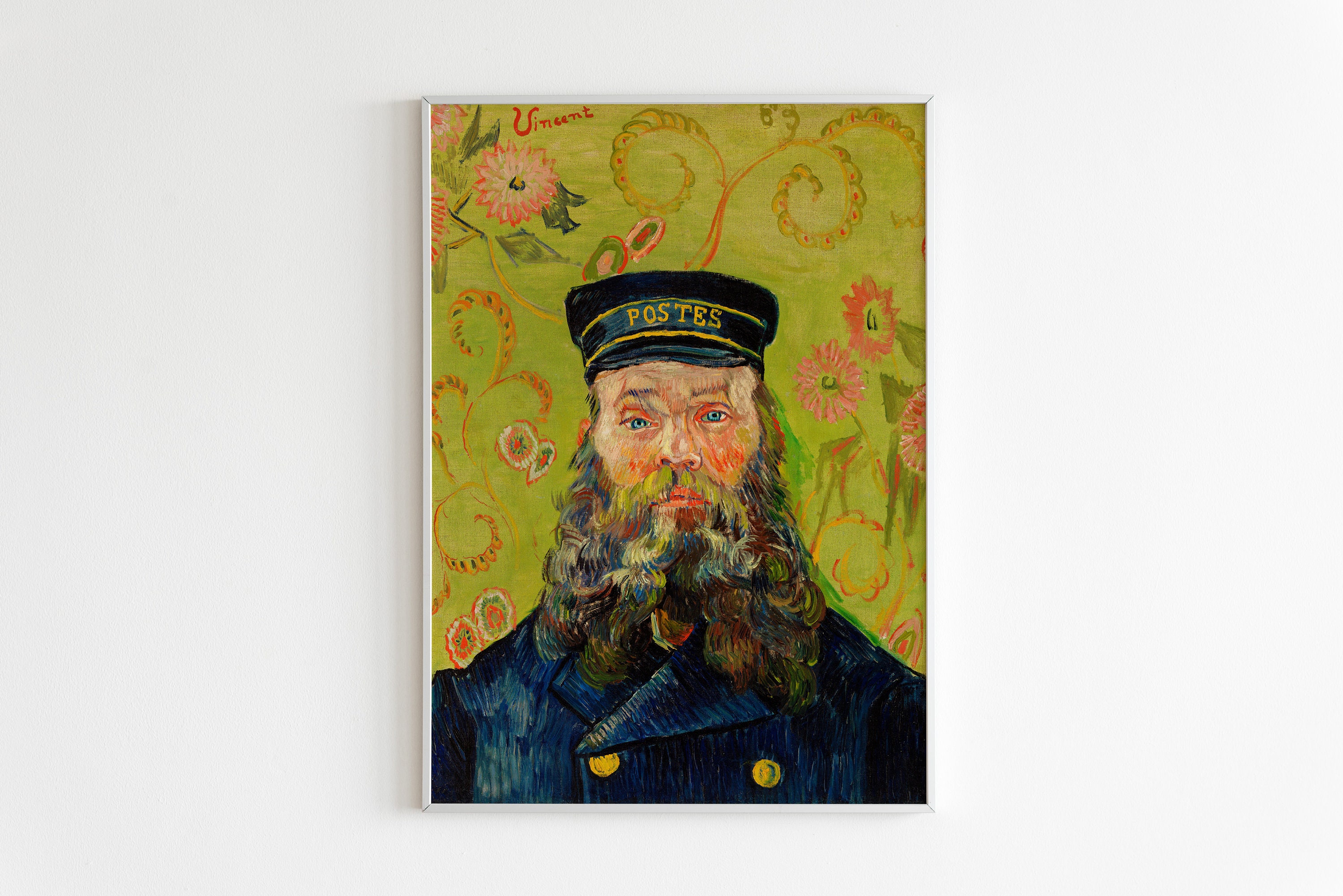 Van Gogh Wall Art Van Gogh Postman Print Van Gogh Printable - Etsy