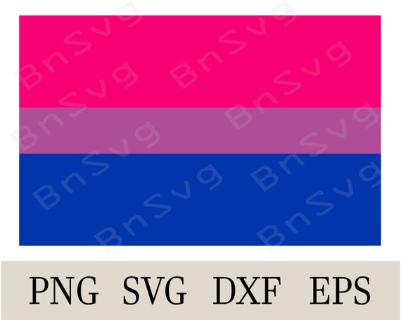 Bisexual Pride Flag Vector Bisexual Flag Minimalist Cut - Etsy