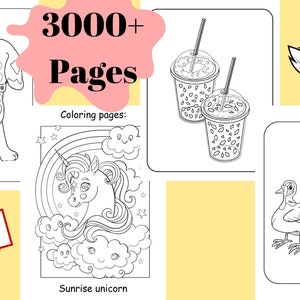 3000+ Children Coloring Pages, Painting Pages for Kids, High Quality ...