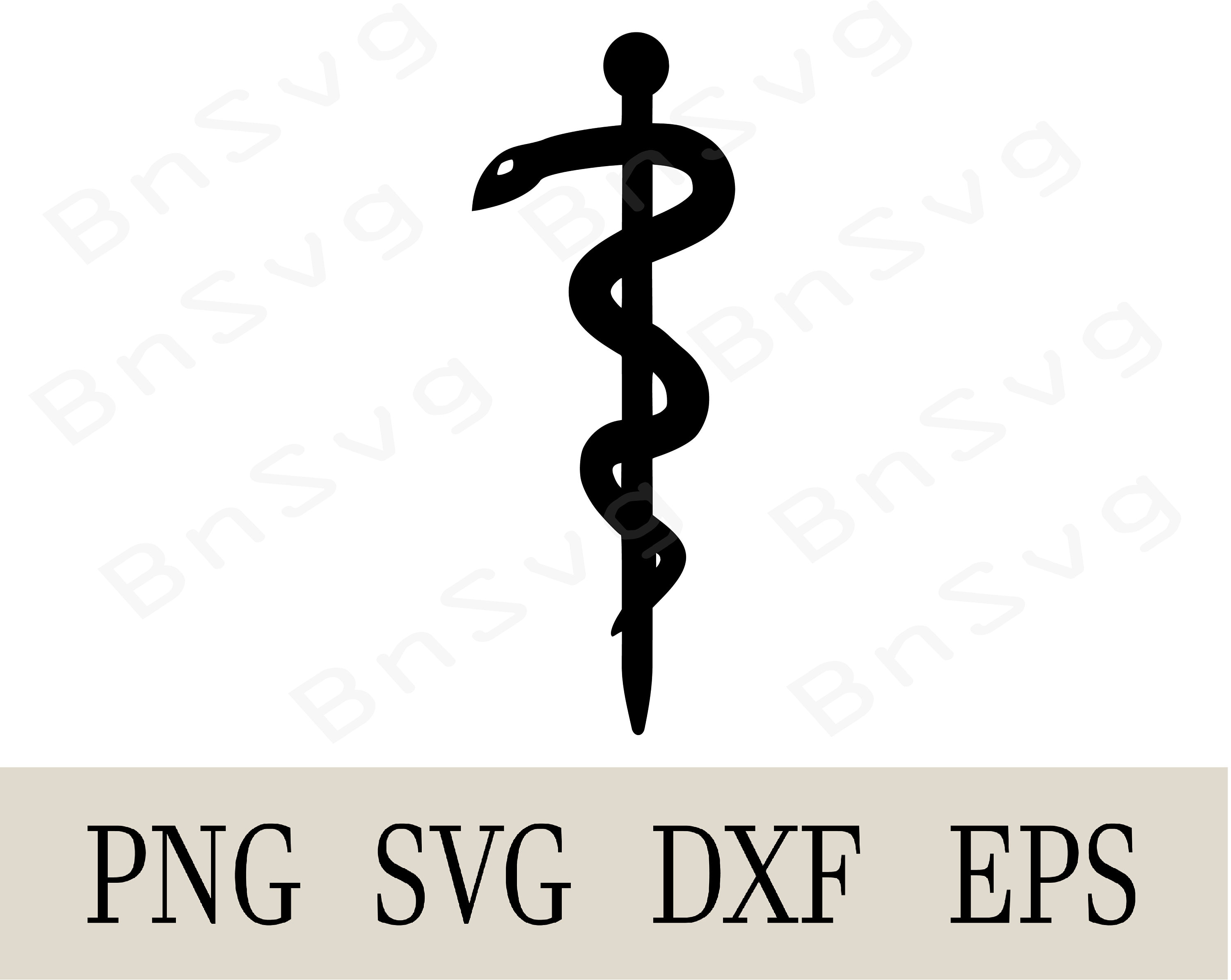 Medical Symbol Vector, Medical Symbol of Snake Wrapped Around Sword Png ...